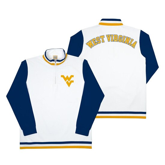 WVU Retro Quarter Zip Pullover