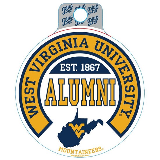 West Virginia University Begetter State Alumni Vinyl Sticker