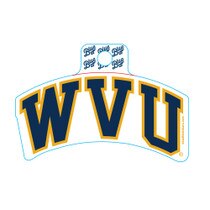 WVU Boxed Decal