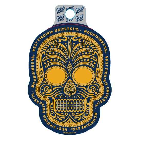 West Virginia University Misfit Vinyl Sticker