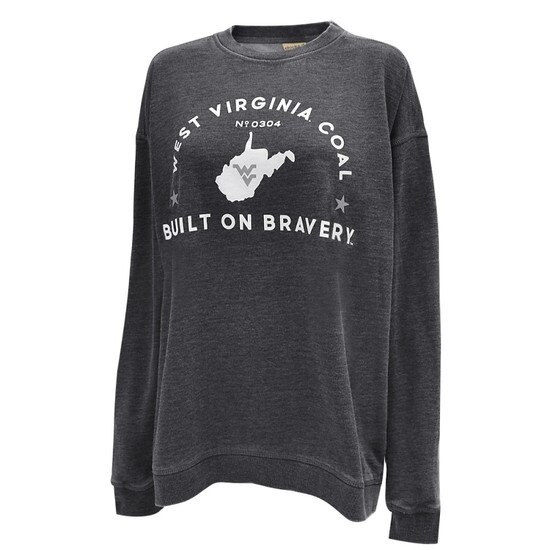 WVU Built on Bravery Women's Campus Crew Sweatshirt