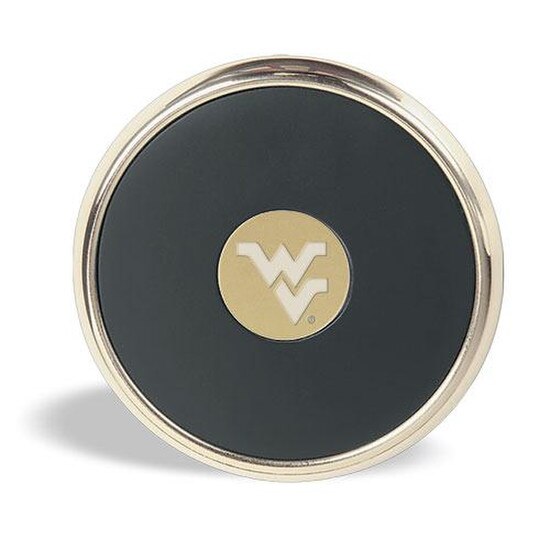 Flying WV Logo WVU Coaster - Gold