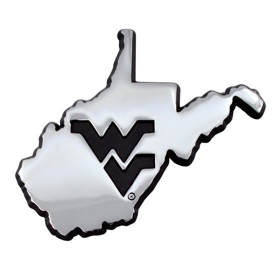 State of West Virginia Chrome Auto Emblem