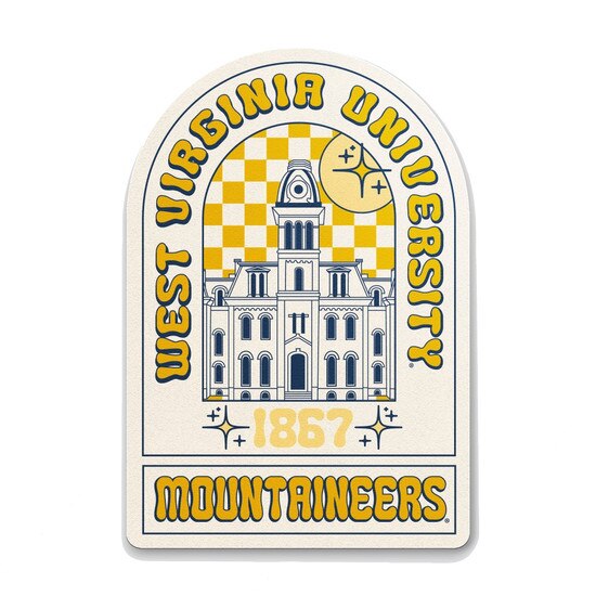 WVU Woodburn Hall Sticker