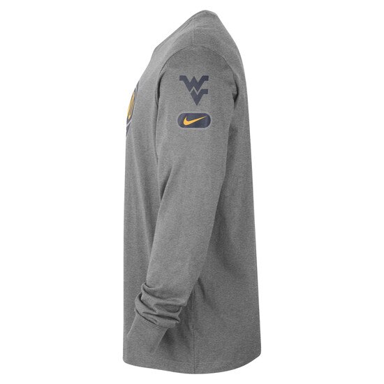 Nike WVU Basketball Fast Break Long Sleeve Tee