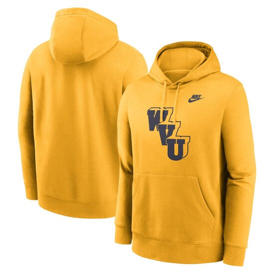 Nike WVU Legacy Logo Fleece Hoodie