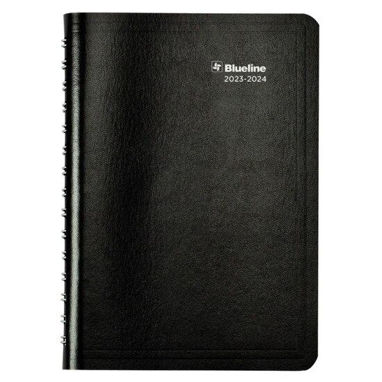 Weekly Academic Planner Black 2023-2024
