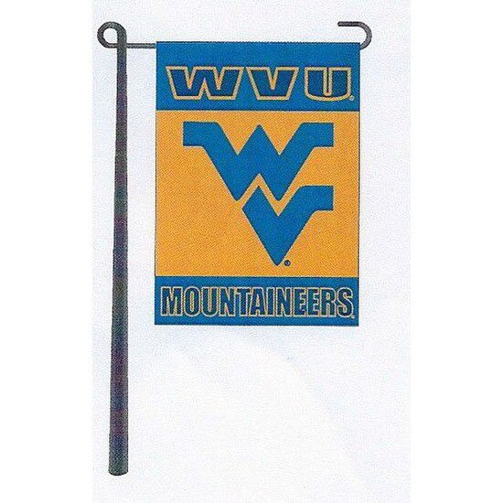 WV Logo WVU Mountaineers Garden Banner