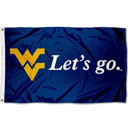 WVU Let's Go Flag