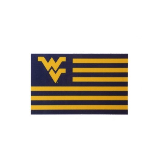 WVU Spirit Flag Dizzler Decal