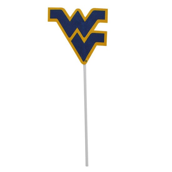 West Virginia Logo Die Cut Felt Flag Pop